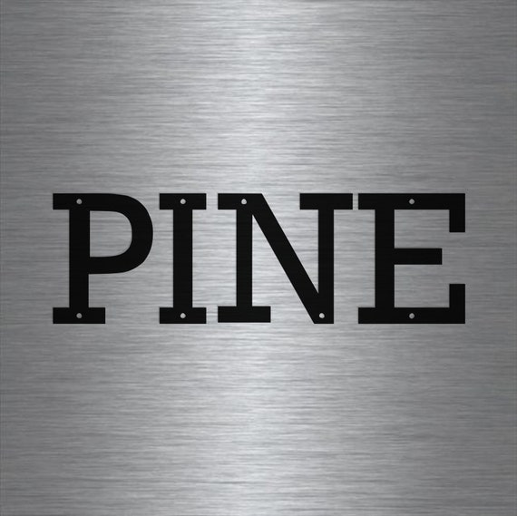 3 Metal House Letters Modern House Number Metal - Etsy