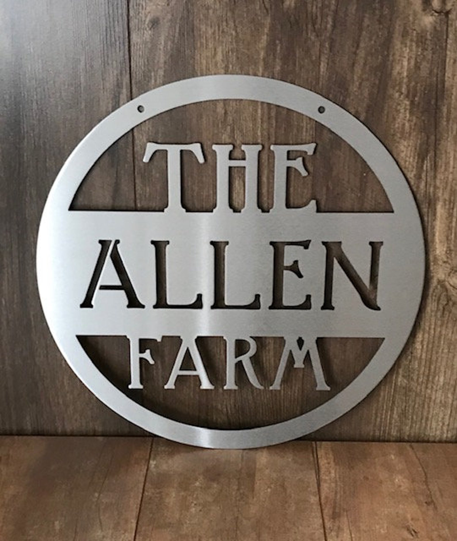 Personalized Metal Farm Sign Metal Ranch Sign Custom Metal | Etsy