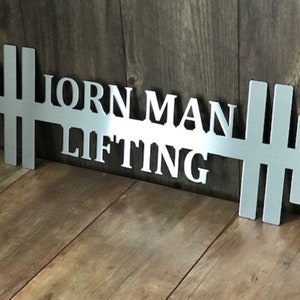 Personalized Home Gym Signs for Workout Room, Personalized Metal Sign ...