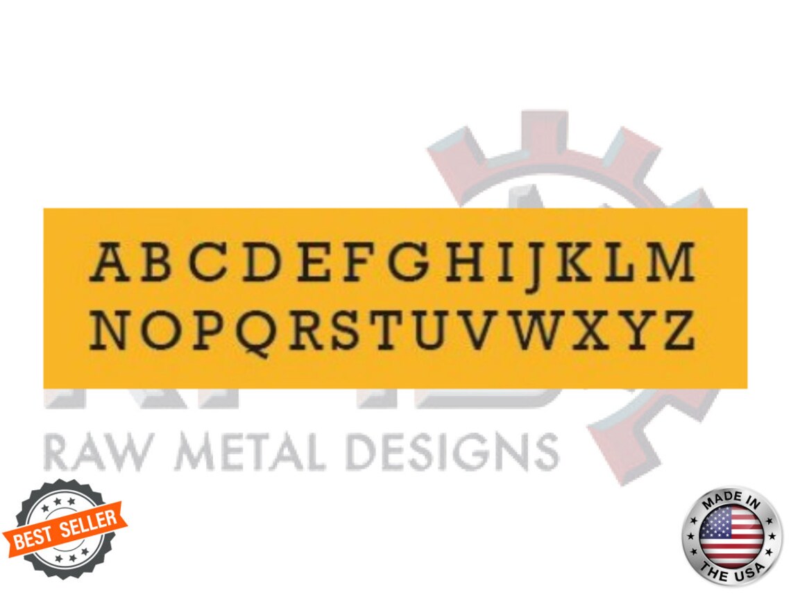 3" Metal House Letters - Modern House Number - Metal Address Number ...