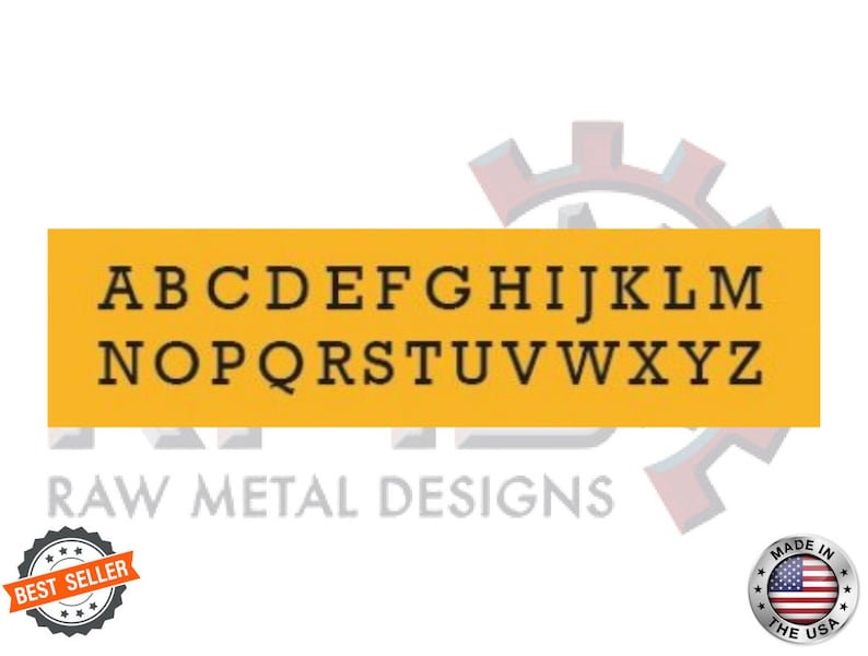 3" Metal House Letters - Modern House Number - Metal Address Number ...