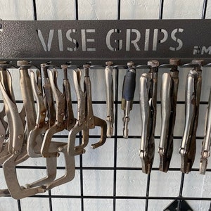 Vise Grip / Clamp Tool Shop Organizer: Holds 11 Tools - Etsy