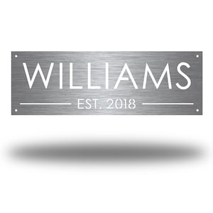 Personalized Metal Sign, Custom Metal Sign, Metal Signs Personalized ...