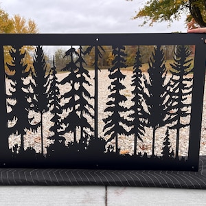 Decorative Rustic Railing Metal Insert, Metal Panel, Metal Privacy ...