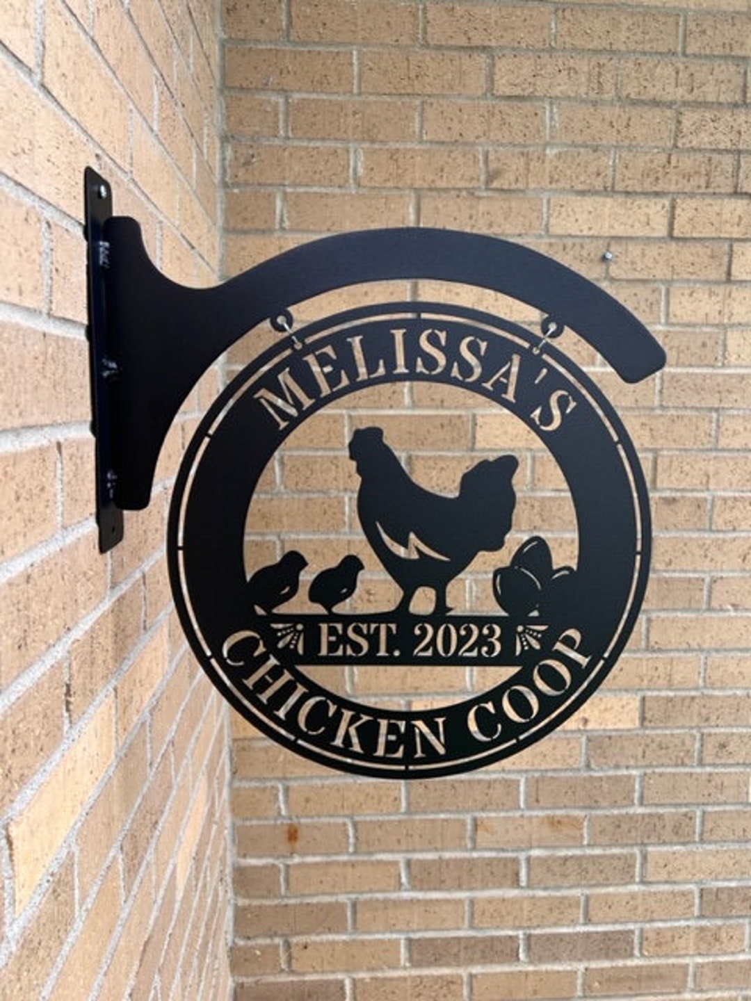 Personalized Chicken Coop Sign, Hen House Coop Sign, Our Little Coop ...