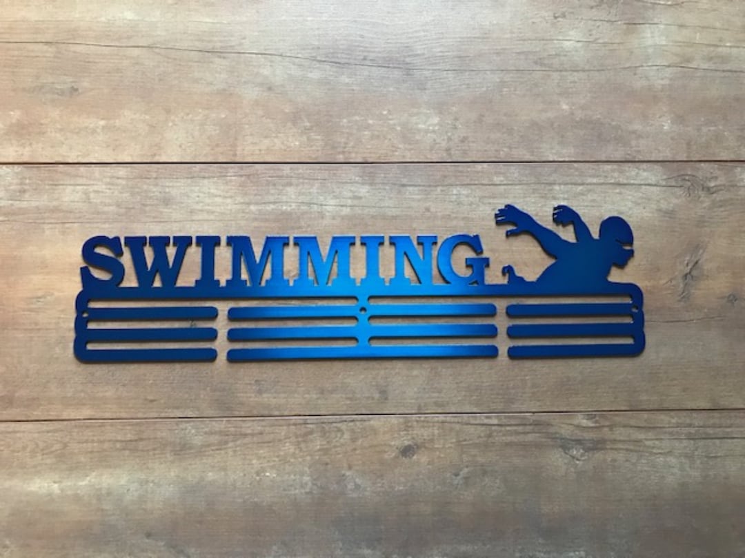 Swimming- Medal Hanger Holder Display Rack 3 RUNG - Etsy