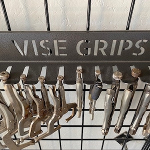 Vise Grip / Clamp Tool Shop Organizer: Holds 11 Tools - Etsy