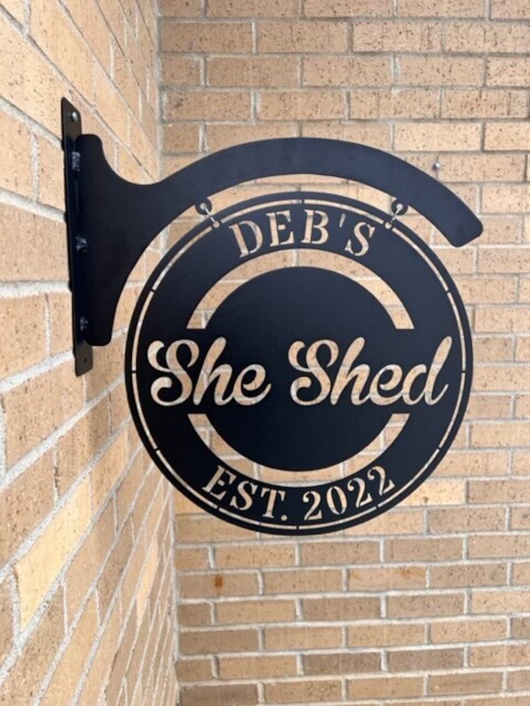 Hanging She Shed Sign Personalized, Est Sign, Custom She Shed Gift Idea ...