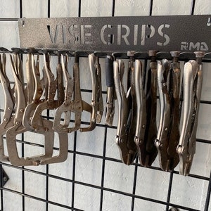 Vise Grip / Clamp Tool Shop Organizer: Holds 11 Tools - Etsy