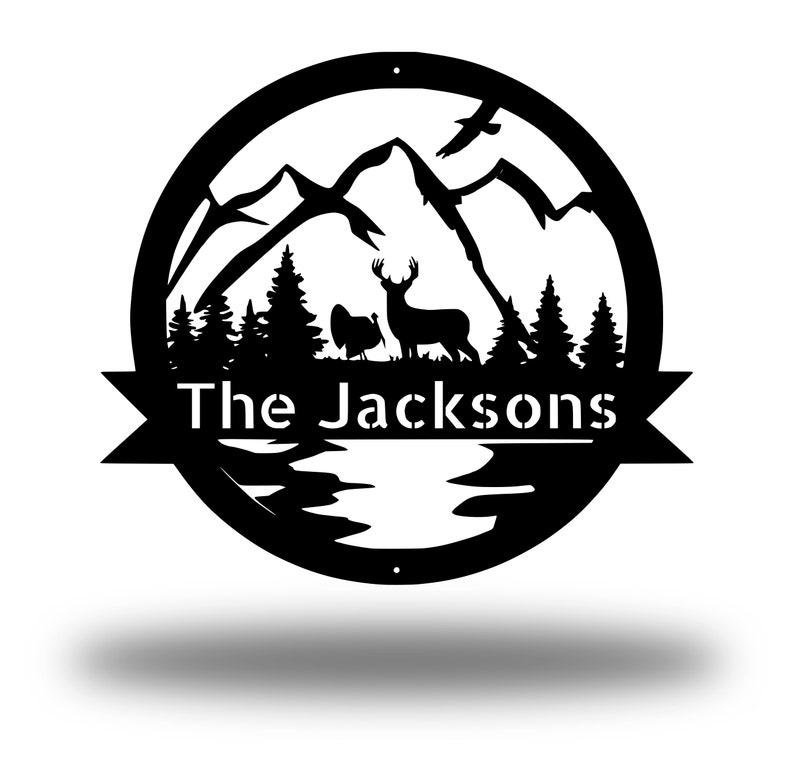 Personalize Deer & Turkey Sign Hunting Decor Deer Hunter | Etsy