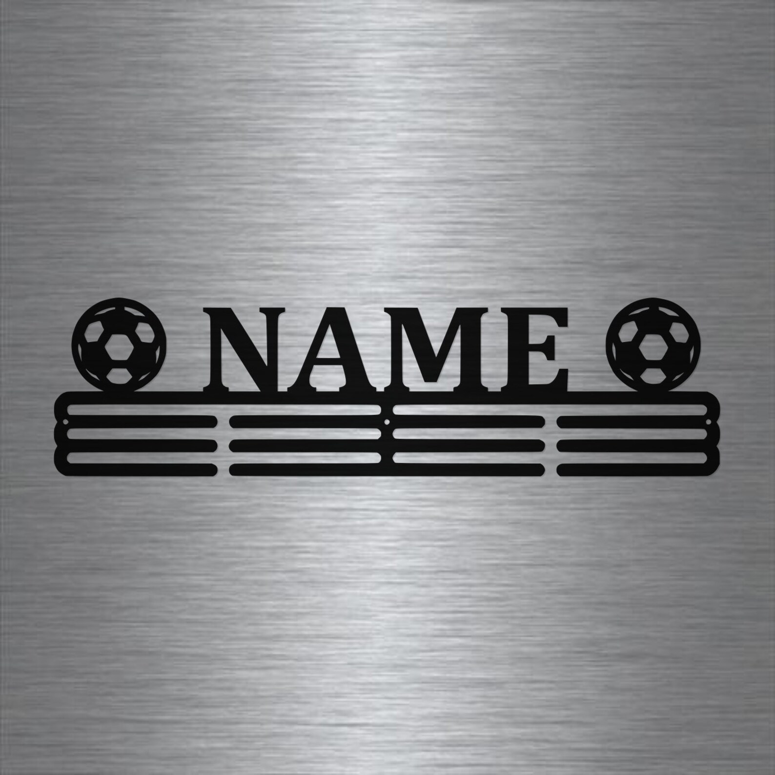 Soccer Custom Name- Medal Hanger Holder Display Rack 3 RUNG - Etsy