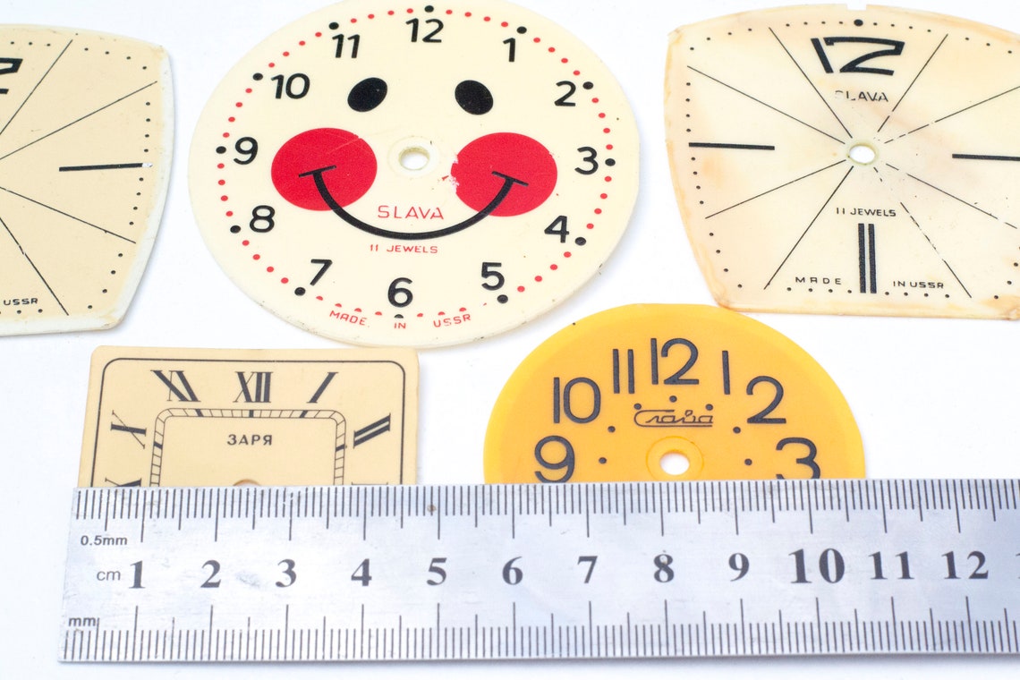 Vintage Clock Faces Vintage round Square Watch Faces Dials | Etsy