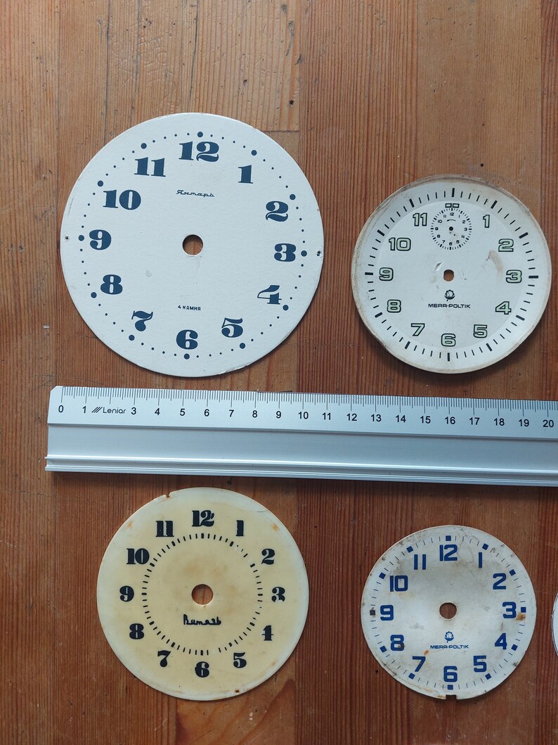 Clock Faces Vintage round Square Watch Faces Dials Clock Fronts ...