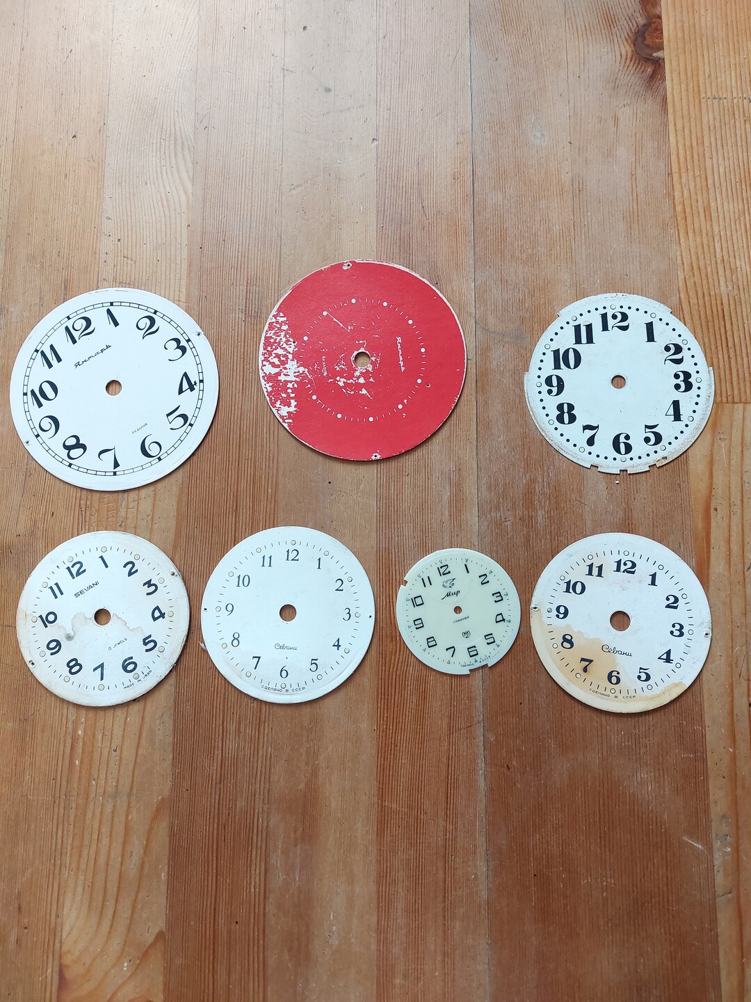 Clock Faces Vintage Round Square Watch Faces Dials Clock Fronts ...