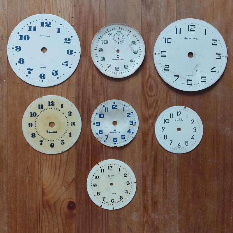 Vintage Clock Face - Etsy