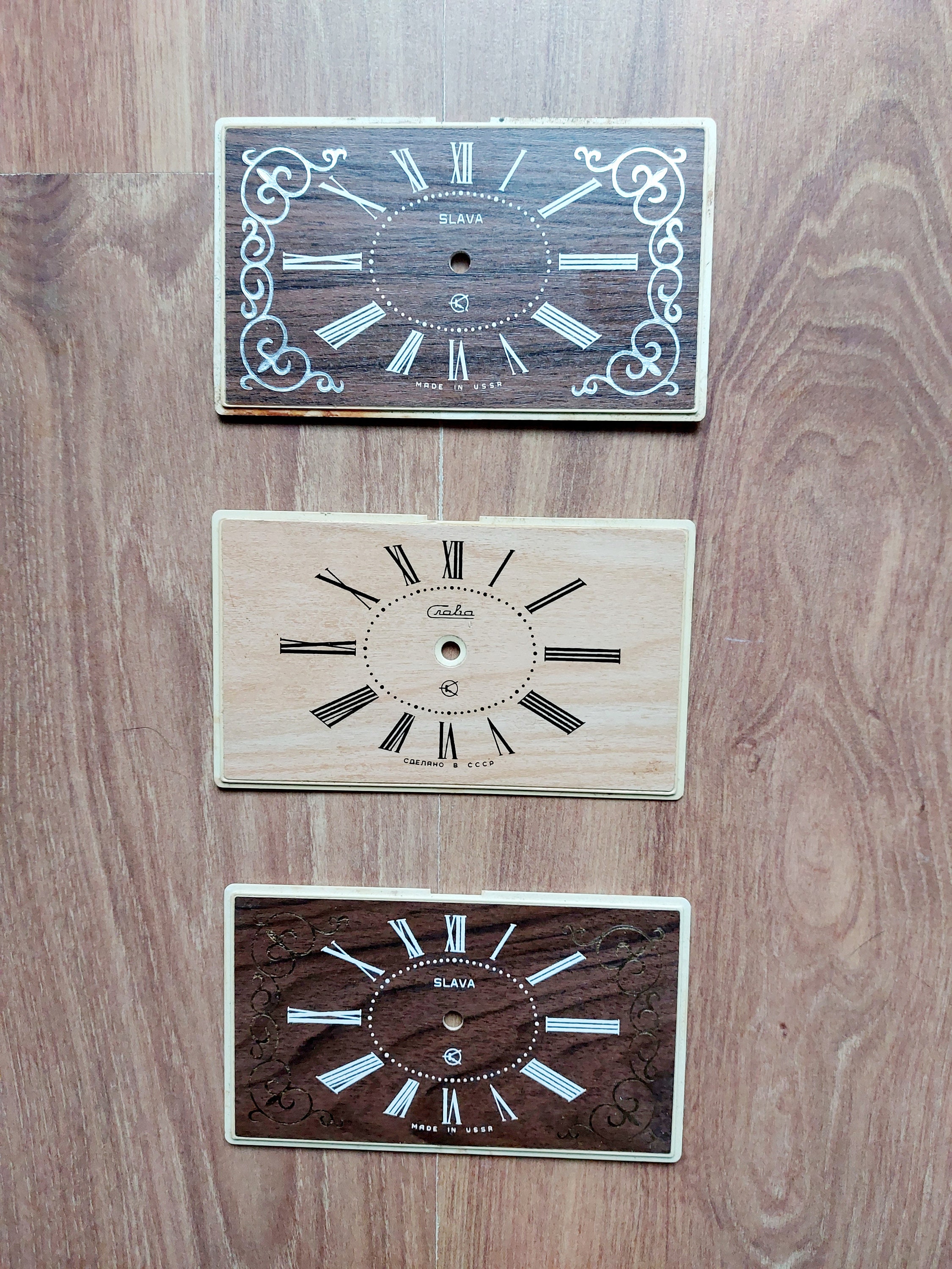 Vintage Clock Faces Vintage Round Square Watch Faces Dials Clock Fronts ...