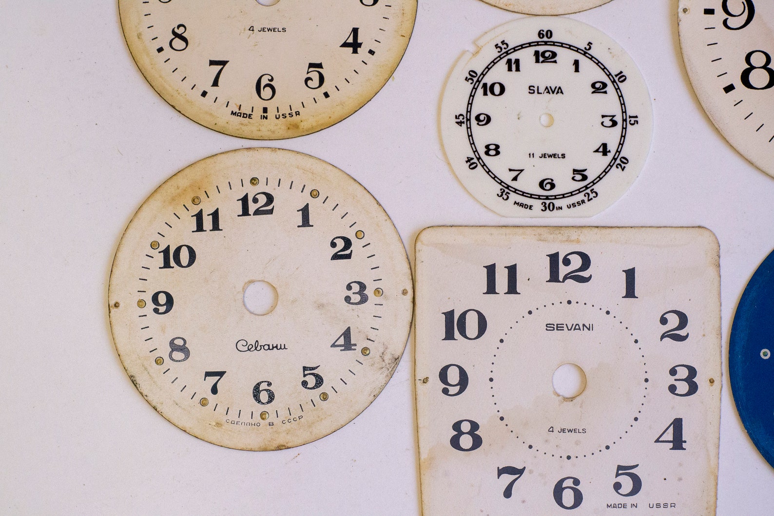 Vintage Clock Faces Vintage Round Square Watch Faces Dials | Etsy