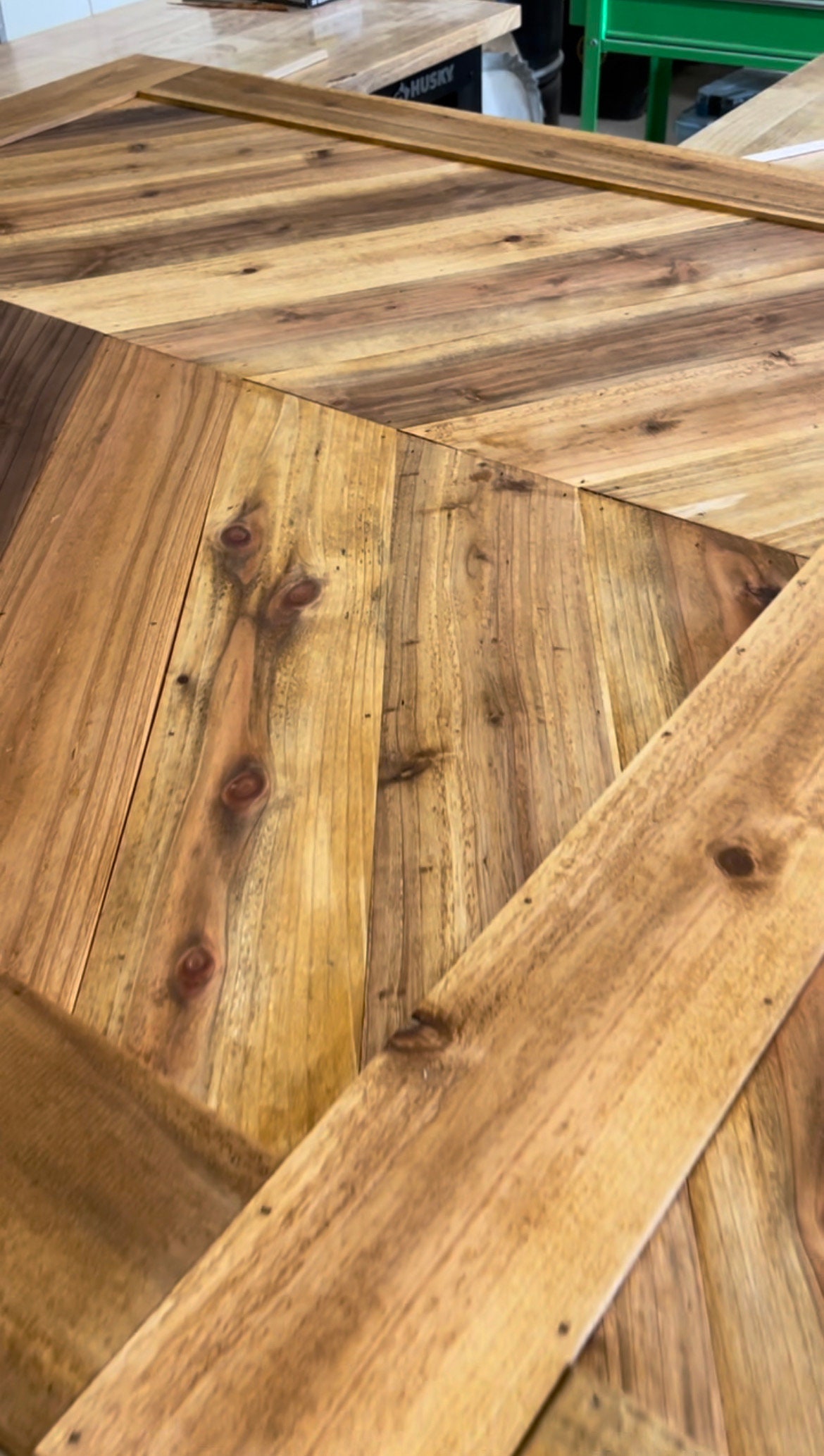 Handcrafted Cedar Chevron Barn Door: Modern Rustic Farmhouse Style - Etsy