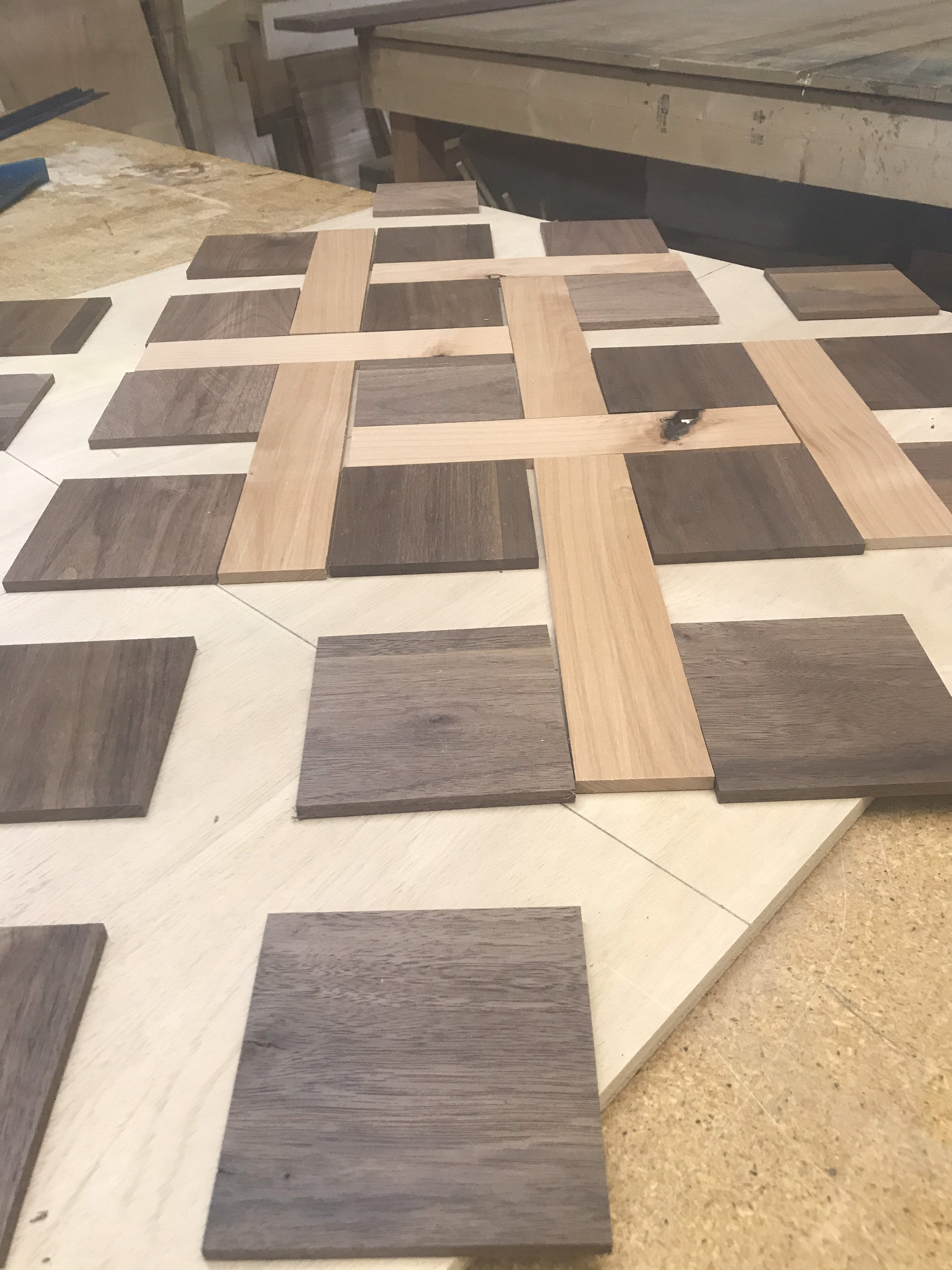 Weave Pattern Sliding Door, Barn Door, Sliding Barn Door, Walnut Door ...