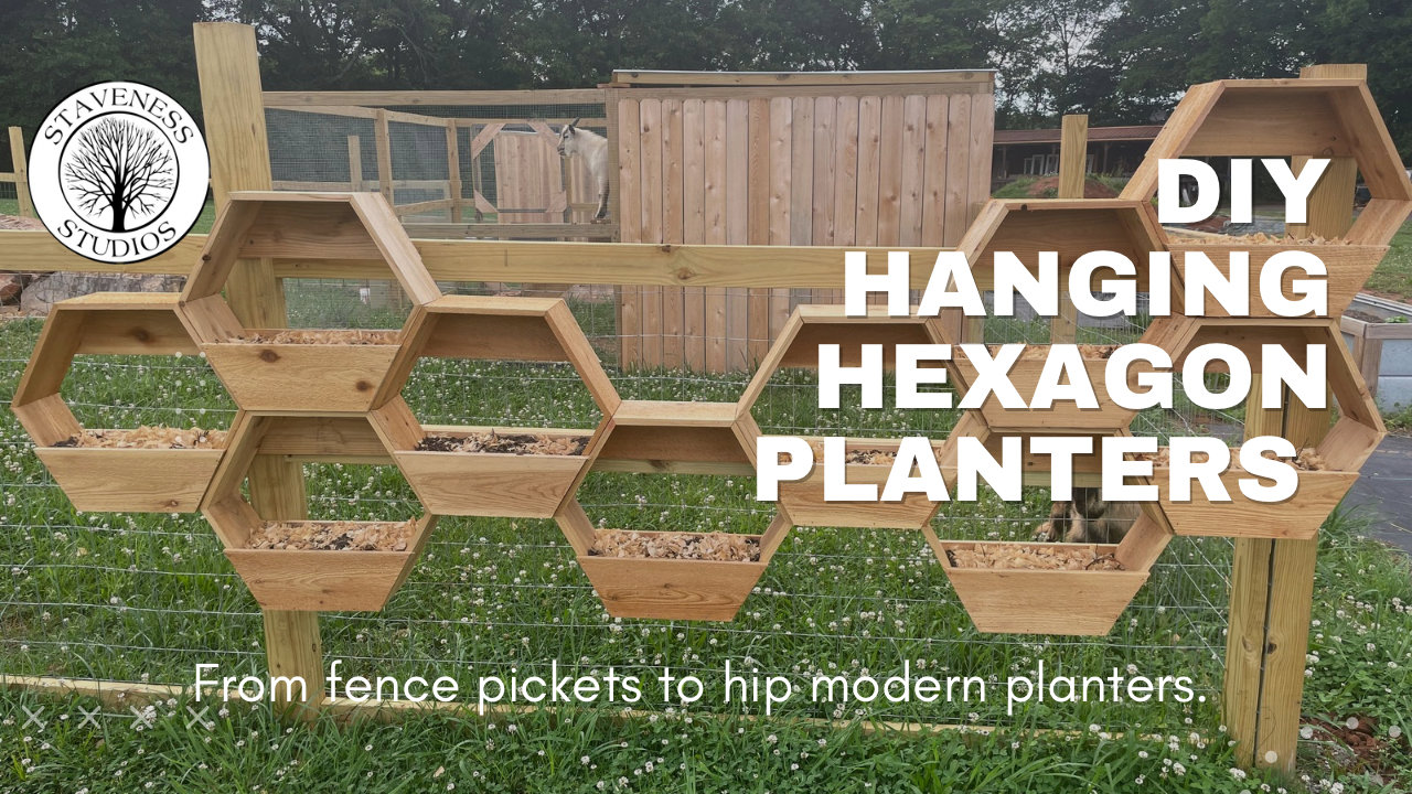 Hexagon Hanging Planter Woodworking Plans - Etsy