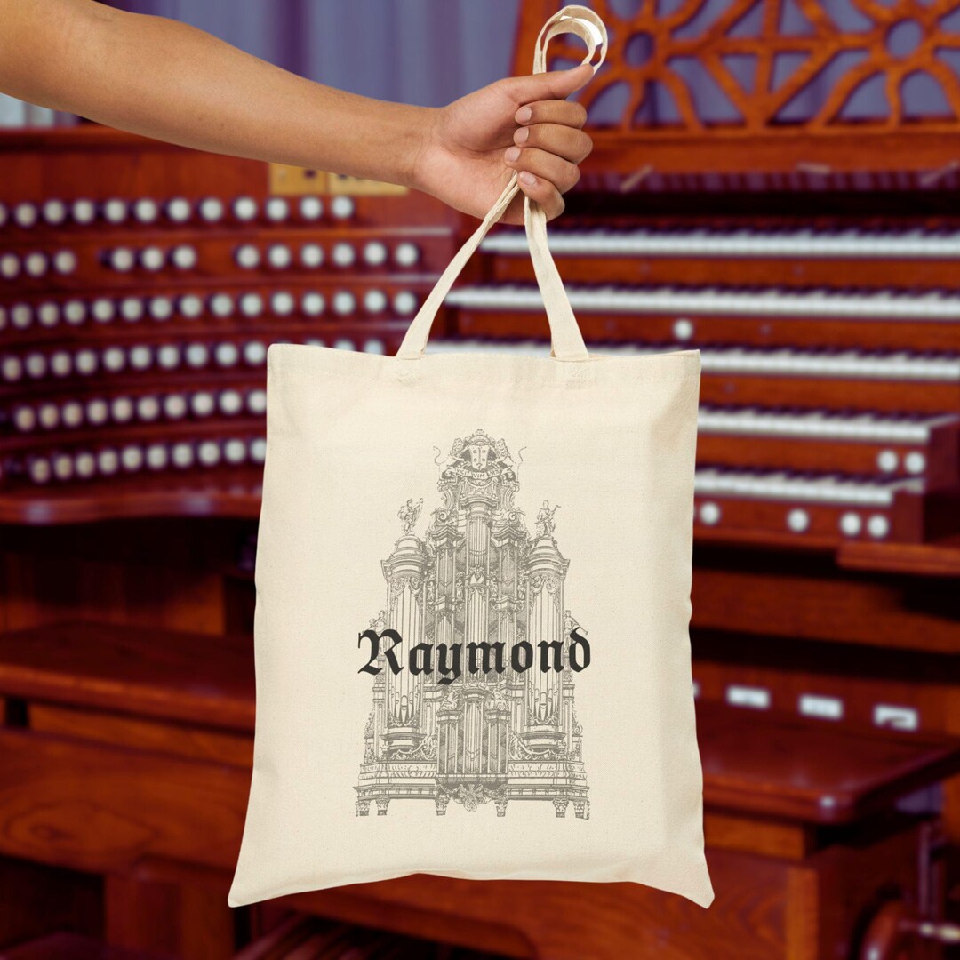 Personalized Organist Tote Bag, Church Organ Player Custom Name Gift ...