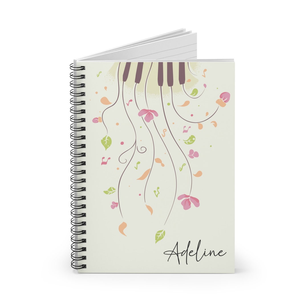 Personalized Piano Notebook: Custom Name Music Journal - Etsy