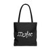 Music Notes Tote Bag, Practical Stylish Sheet Music Shoulder Black Bag ...
