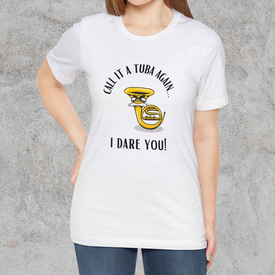 Funny Baritone Horn Player Shirt, Hornist Music Humour Adult Tshirt ...