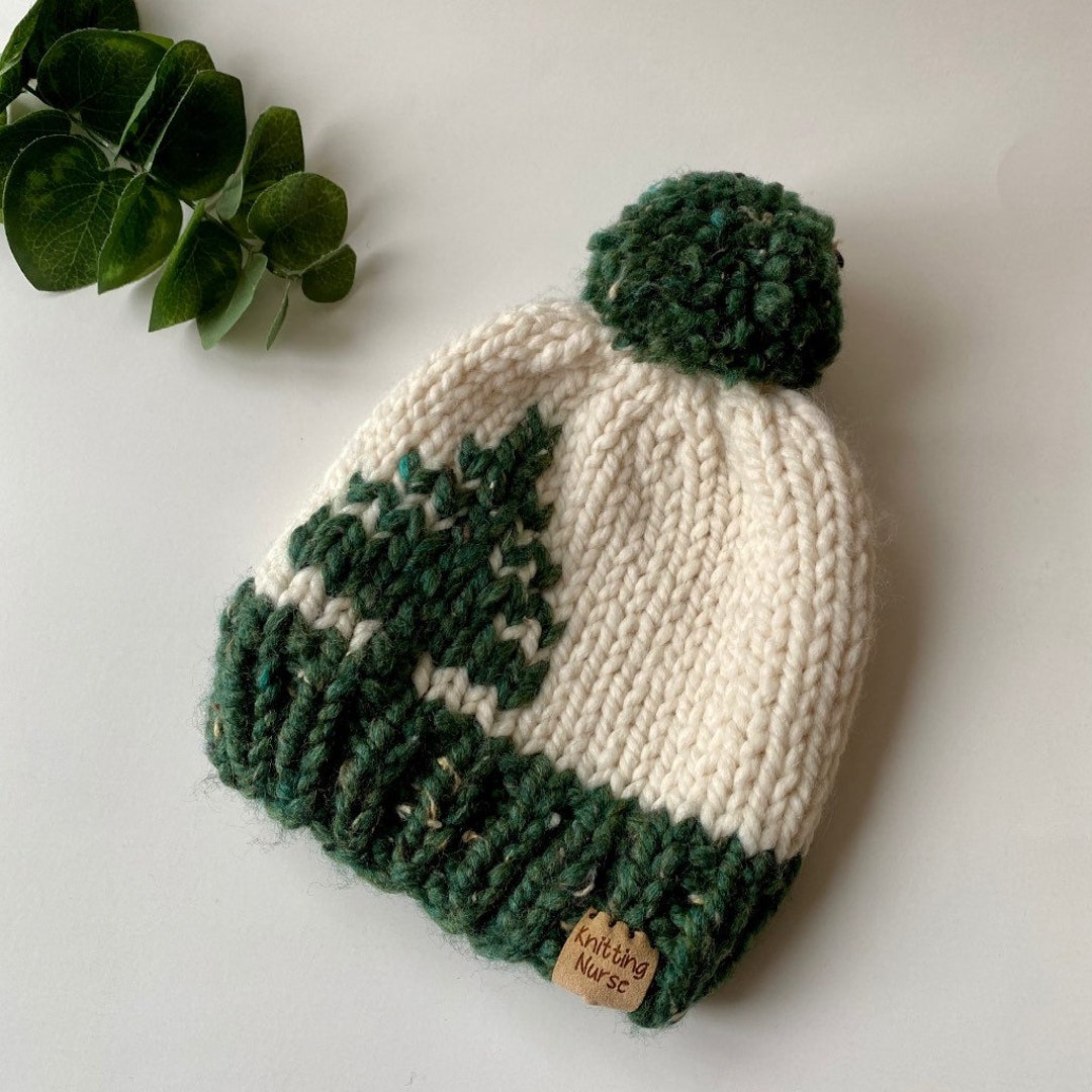 Knitted “tree” Hat - Etsy