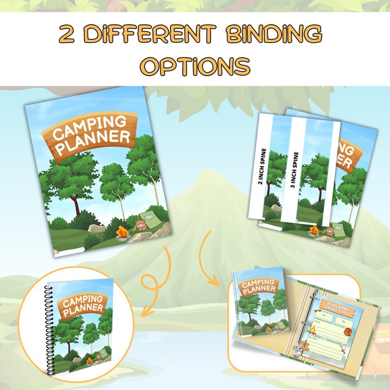 Camping Planner/binder -- Digital Download -- Camping Planner MEGA ...