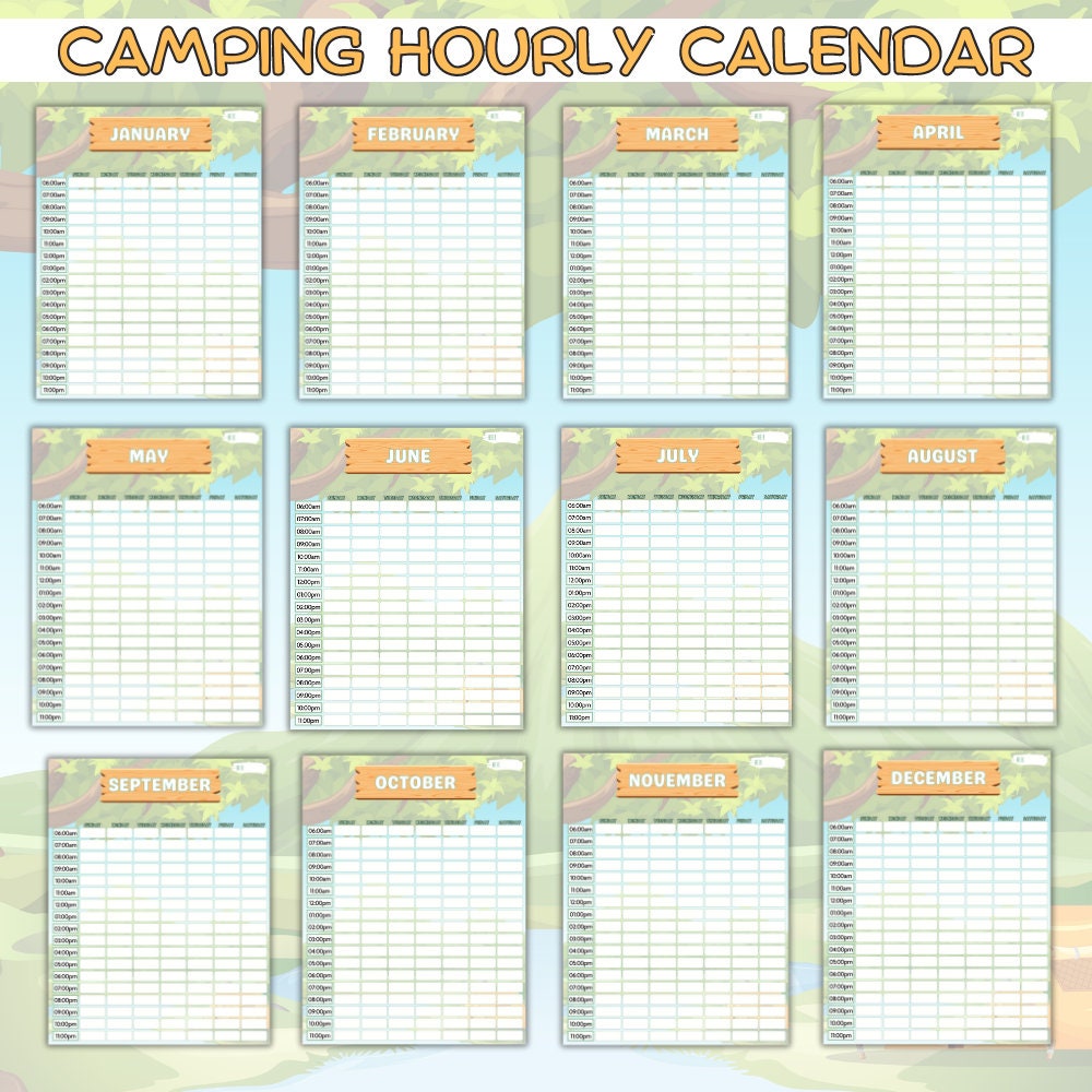 Camping Planner/binder -- Digital Download -- Camping Planner MEGA ...