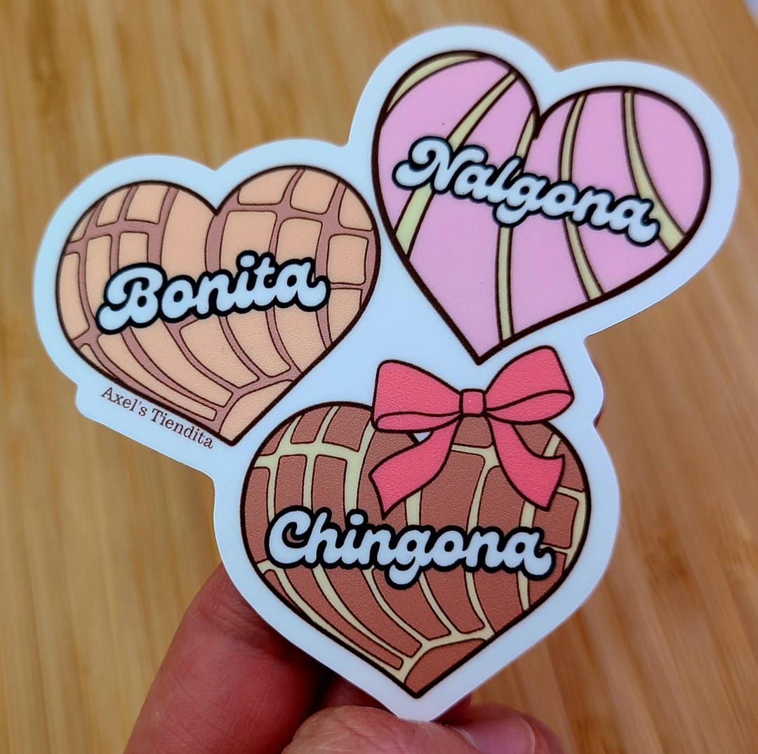 Bonita Nalgona Y Chingona Sticker - Spanish Stickers - Water Bottle ...