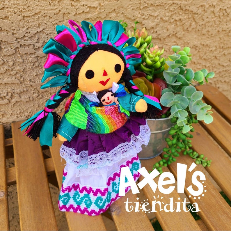 Lele Doll Muñeca Lele Muñeca Mexicana Muñeca Otomi Etsy