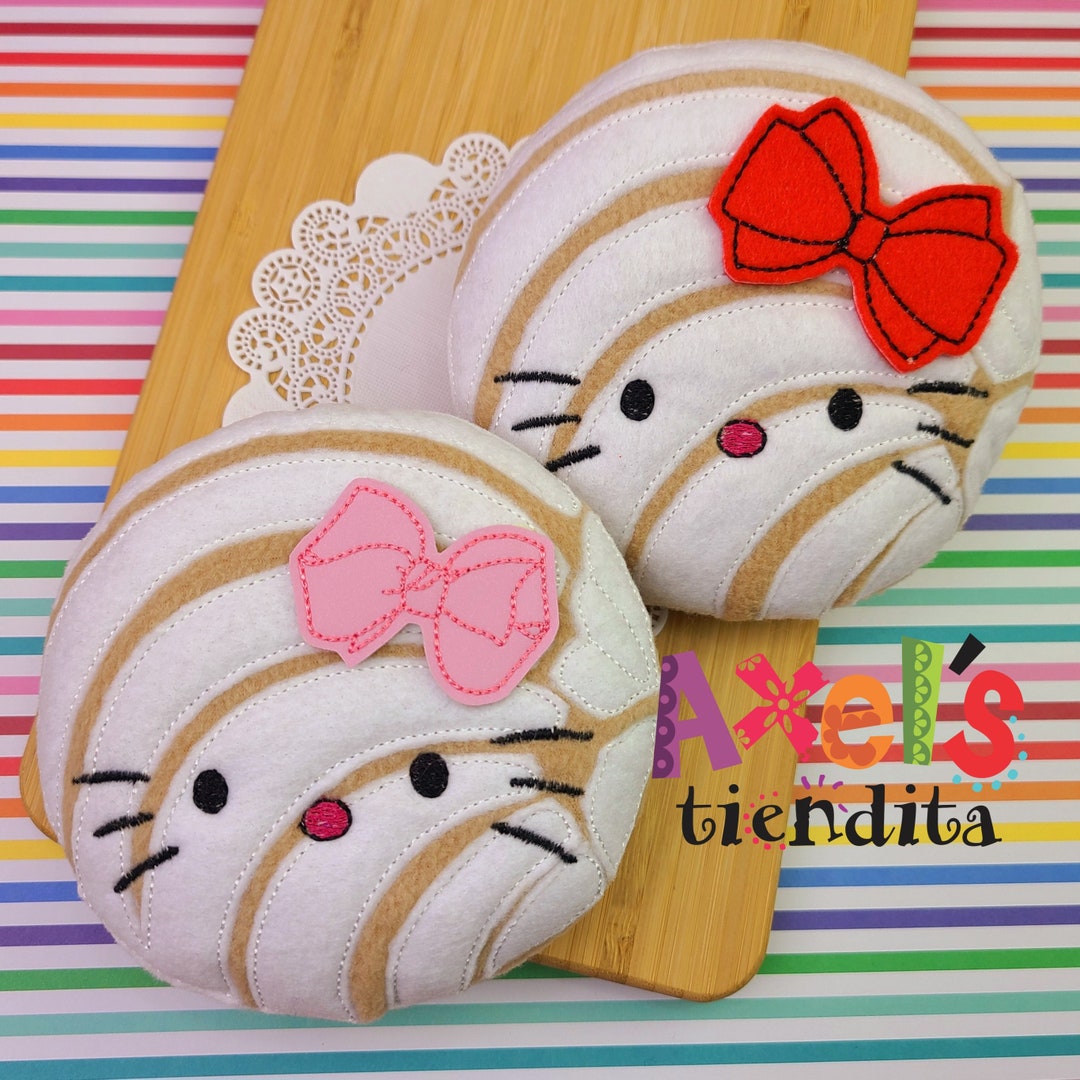 Concha Stuffie Pan Dulce Plushie Cute Cat Plush Pan Dulce - Etsy