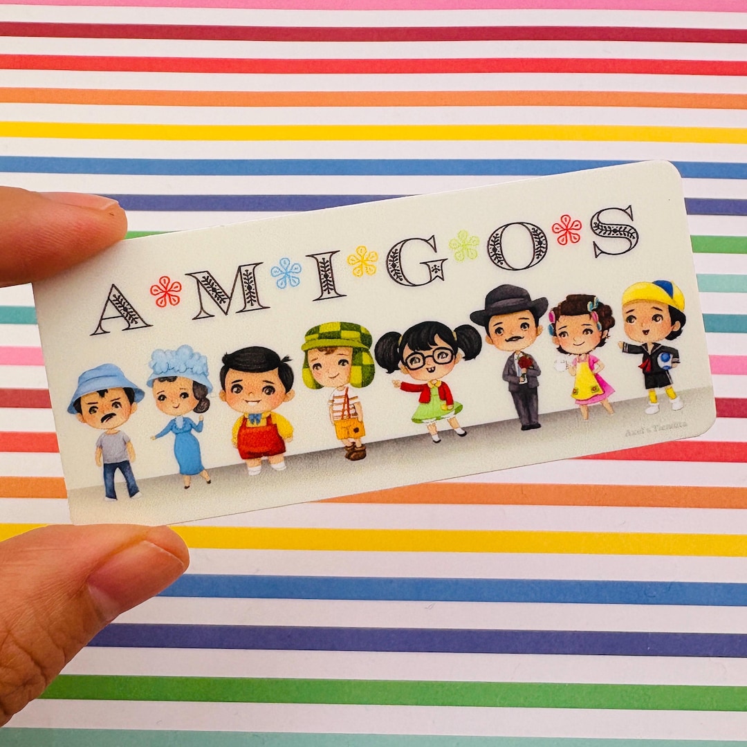 AMIGOS Sticker - Spanish Stickers - Water Bottle Decal - Laptop Decal ...