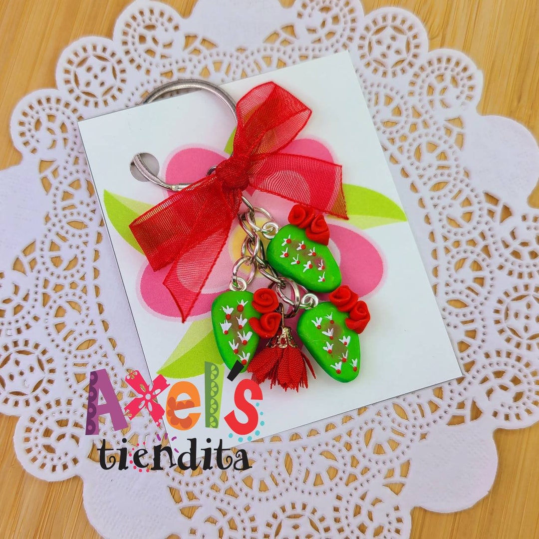Handmade Clay Cactus Keychain – Mexican Charm - Etsy