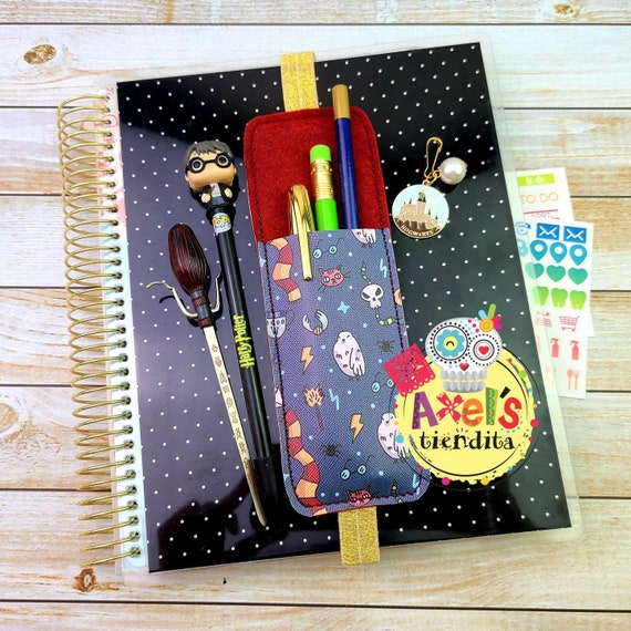 Wizard Boy Pen Holder Pen Pocket Band Wizard Planner Band | Etsy
