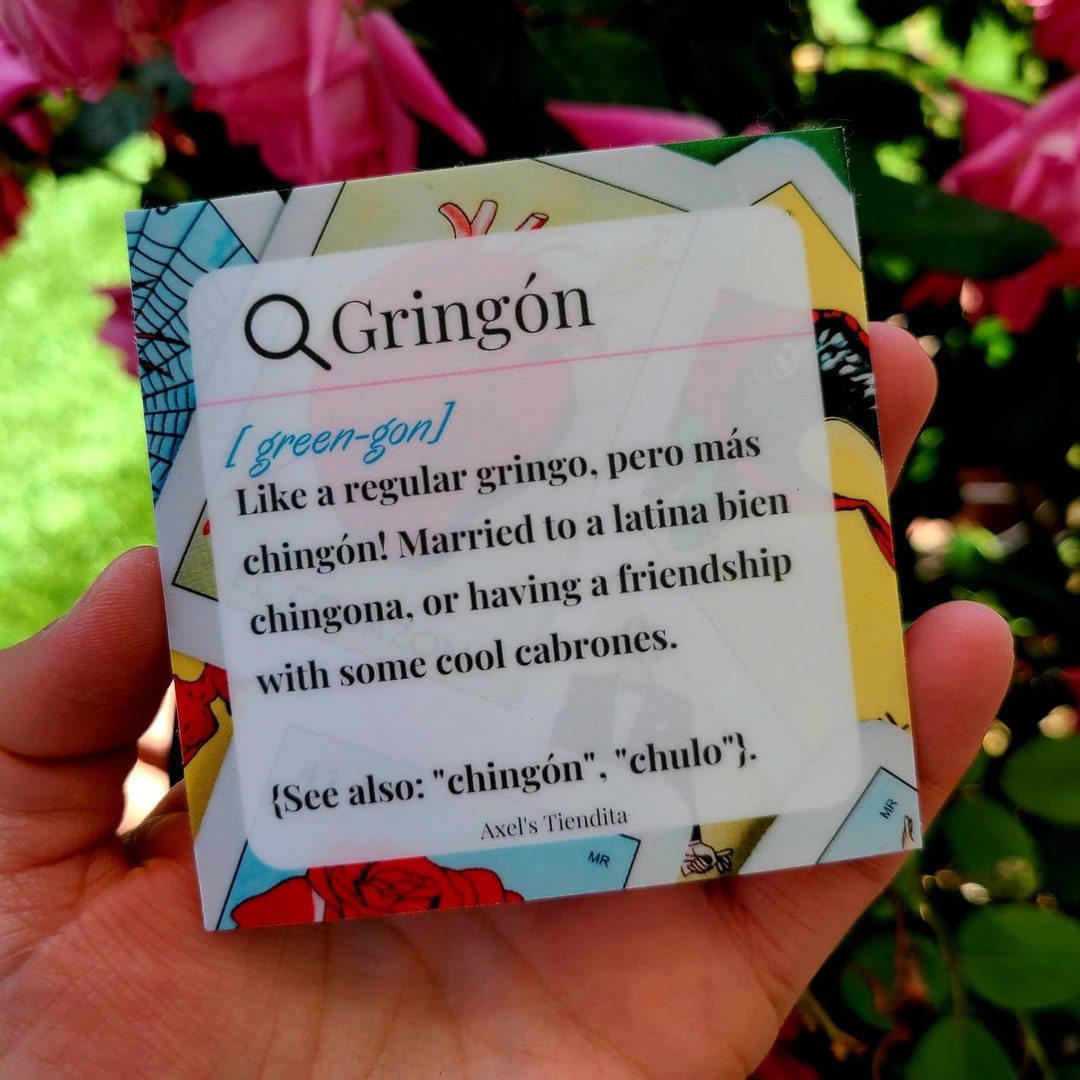Gringón Sticker - Gringo Latino Meaning Stickers - Water Bottle Decal ...