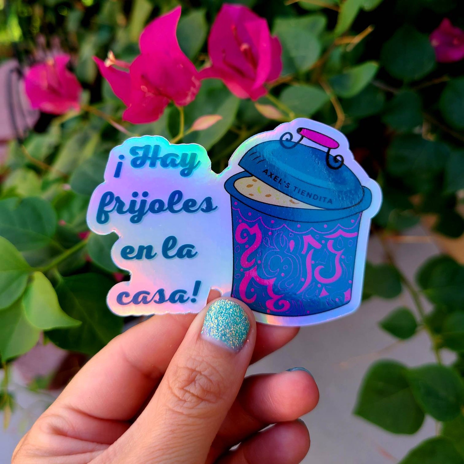 Hay Frijoles En La Casa Sticker Spanish Stickers Water - Etsy