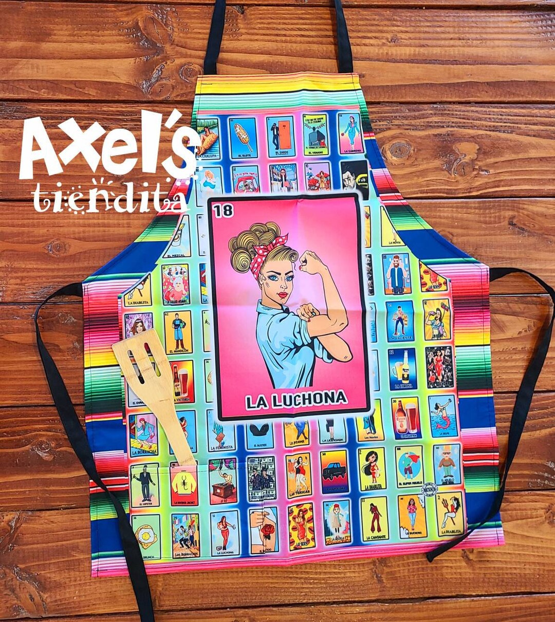 Lotería Apron - Mexican Apron - Humorous Apron - BBQ Apron - Mothers ...