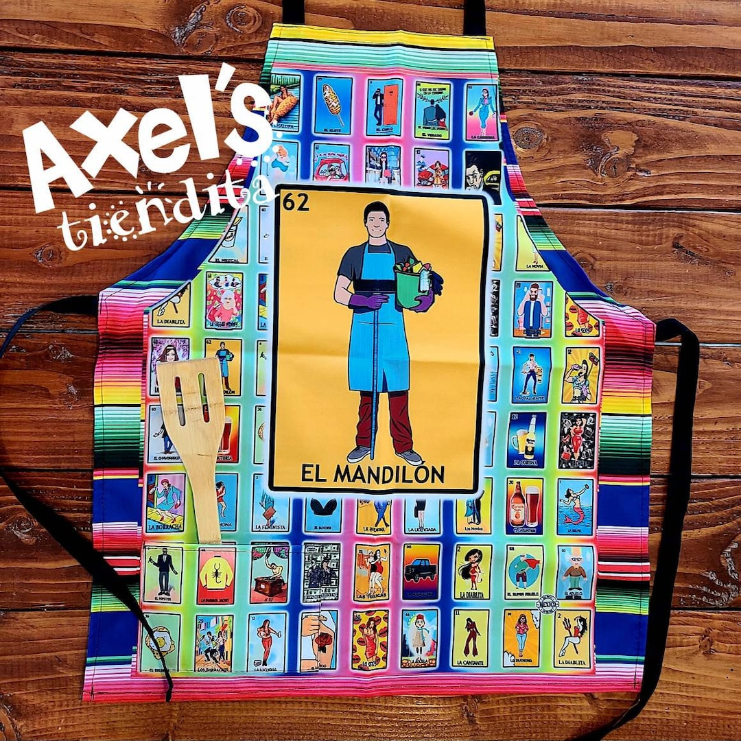 Lotería Apron - Mexican Apron - Humorous Apron - BBQ Apron - Mothers ...