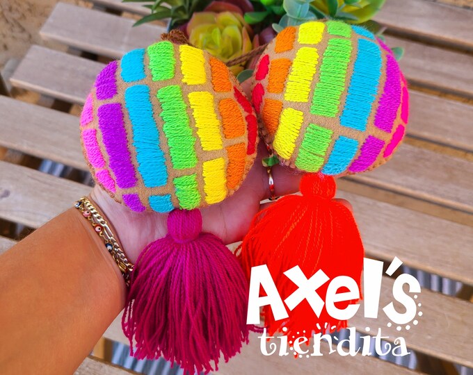 Conchas Tassel for Bags - Mexican Pom Pom - Tassel Pom Pom - Mexican ...