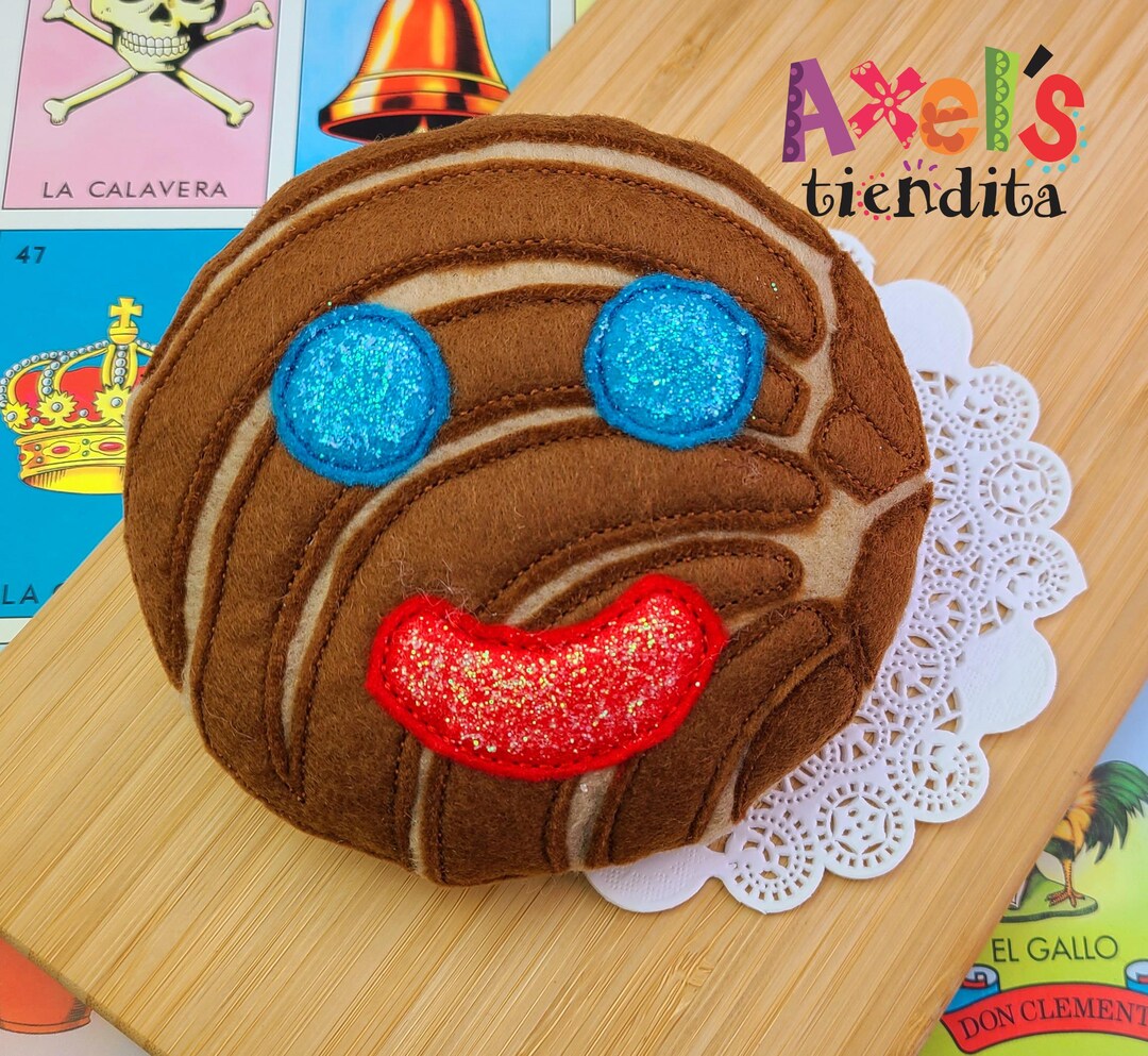 Payaso Concha Stuffie - Pan Dulce Plushie - Plush Pan Dulce - Etsy