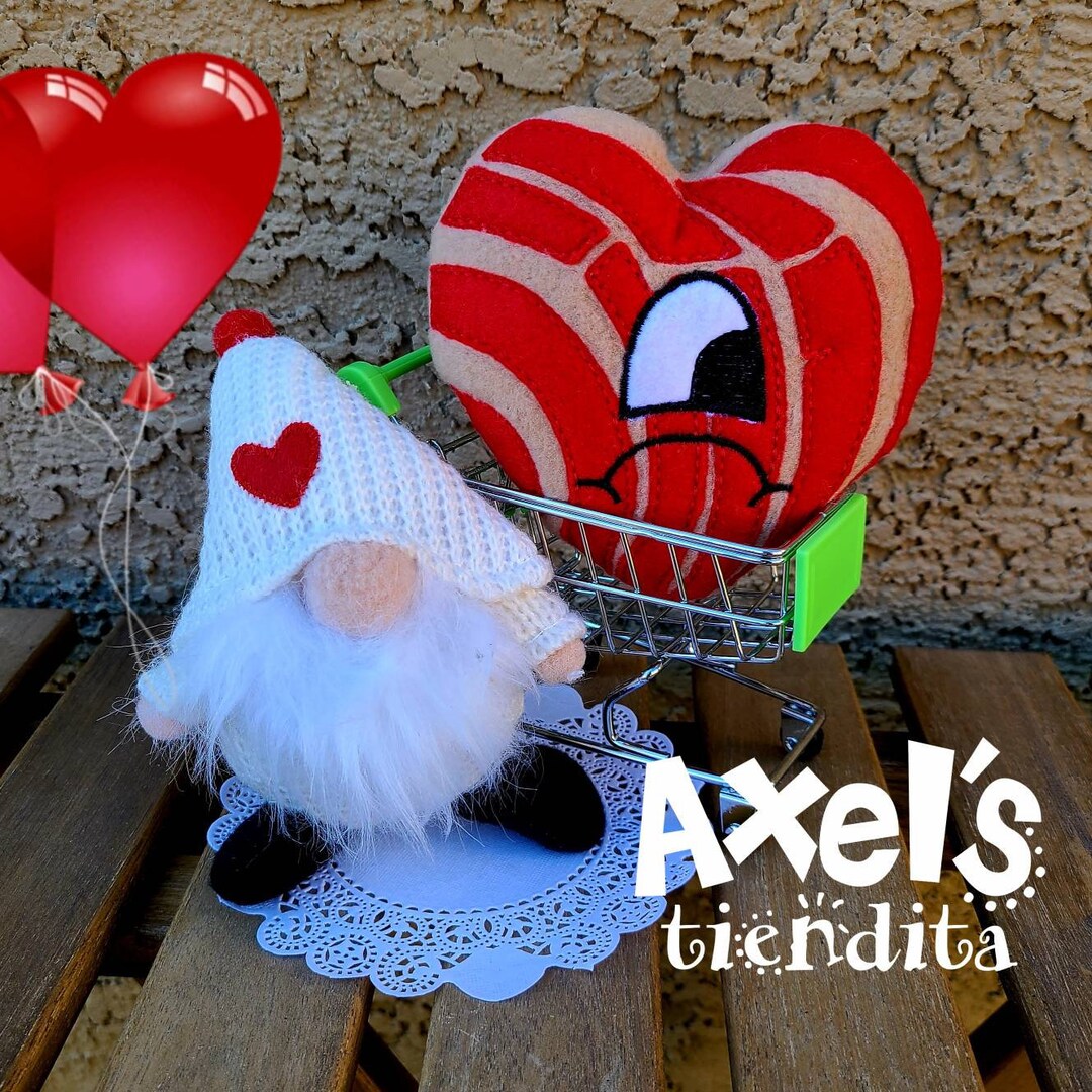 Heart Concha Stuffie Pan Dulce Plushie Plush Pan Dulce - Etsy