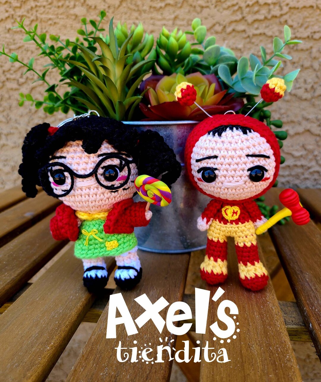 Chilindrina Amigurumi - Chapulin Colorado Crochet Plushie - Mexican ...