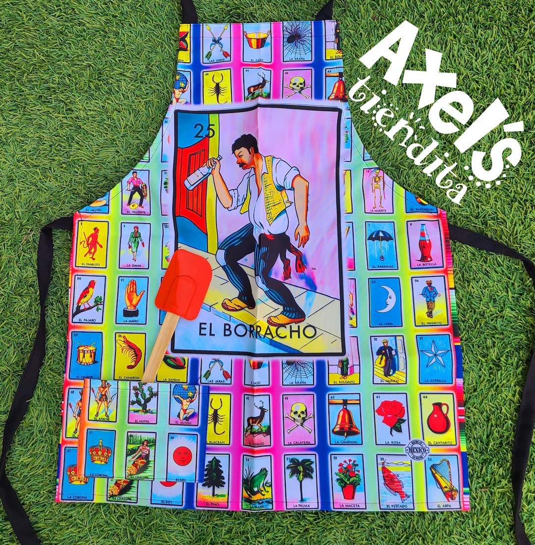 Funny Mexican Apron: El Borracho BBQ Apron, Water-resistant - Etsy