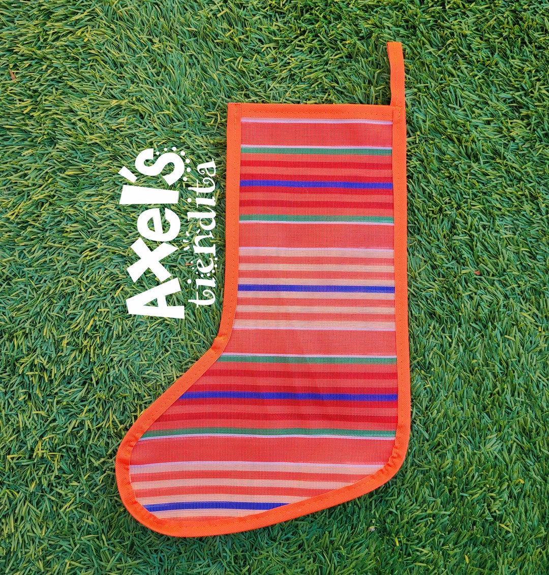 Christmas Stocking Mexican Stocking Mesh Christmas - Etsy