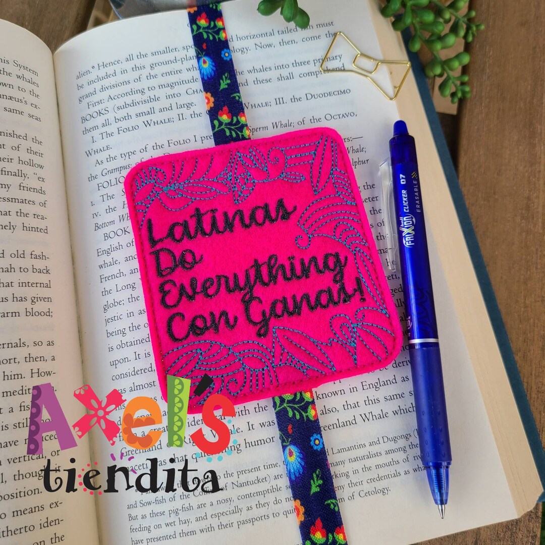 Latinas Do Everything Con Ganas Bookmark Latinos Elastic Bookmark ...