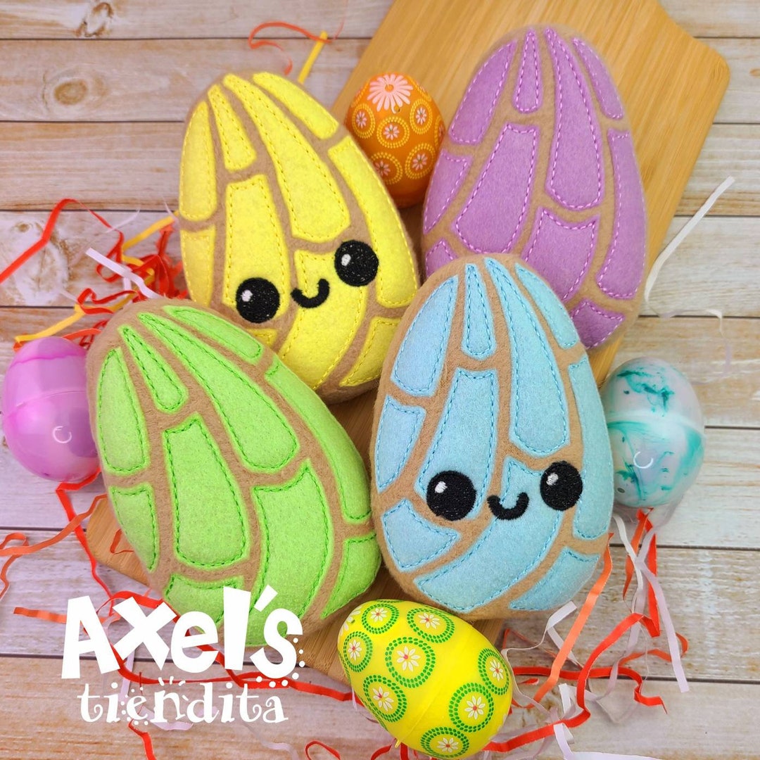 Concha Stuffie - Pan Dulce Plushie - Plush Pan Dulce - Easter Egg ...