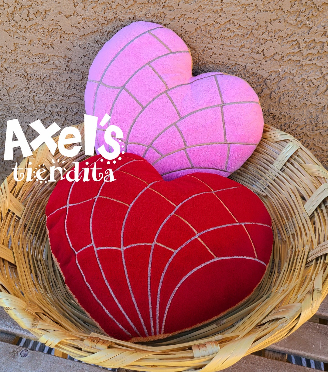 Heart Concha Pillows: Pan Dulce Valentine's Decor - Etsy